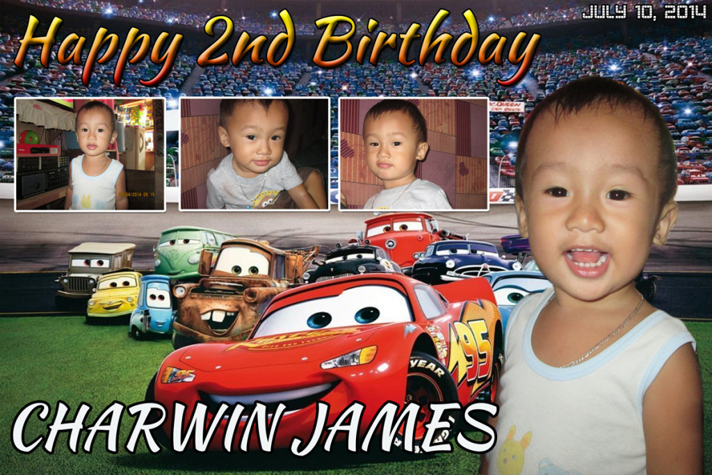 Charwin James Turns 2 (Cars) | Cebu Balloons and Party Supplies