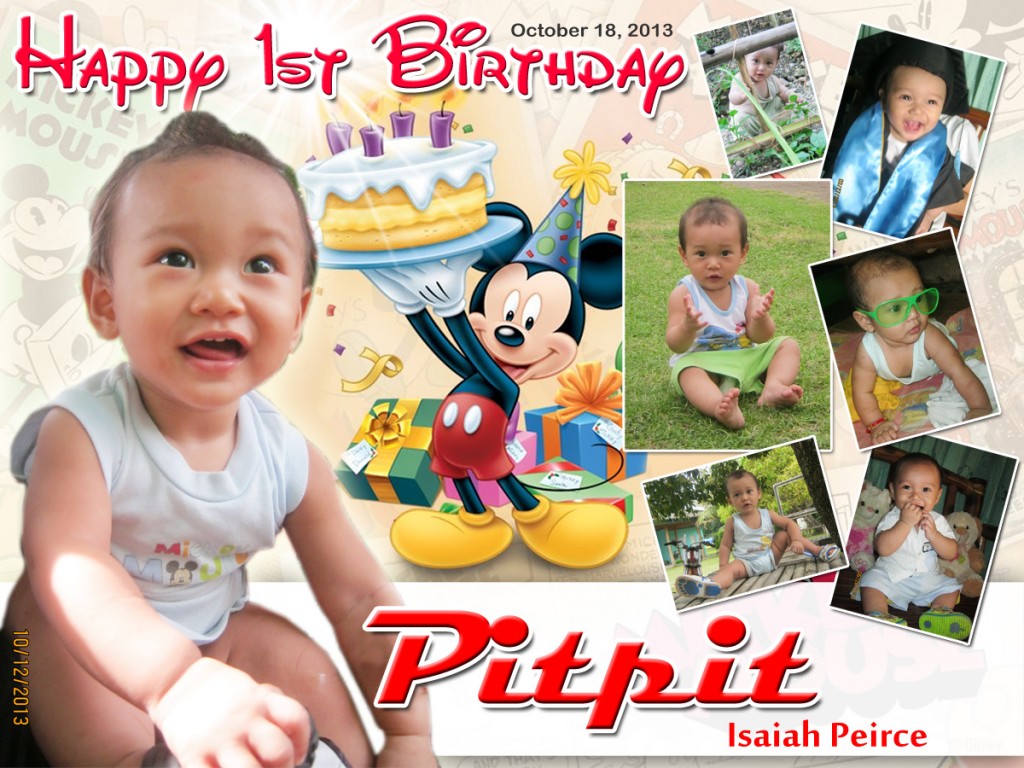 Pitpit’s 1st Birthday (Mickey Mouse Theme) | Cebu Balloons and Party ...