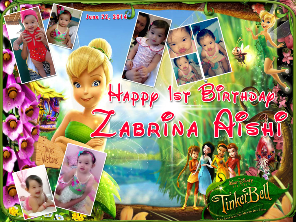 Zabrina Aishi 1st Birthday (Tinkerbell) | Cebu Balloons and Party Supplies