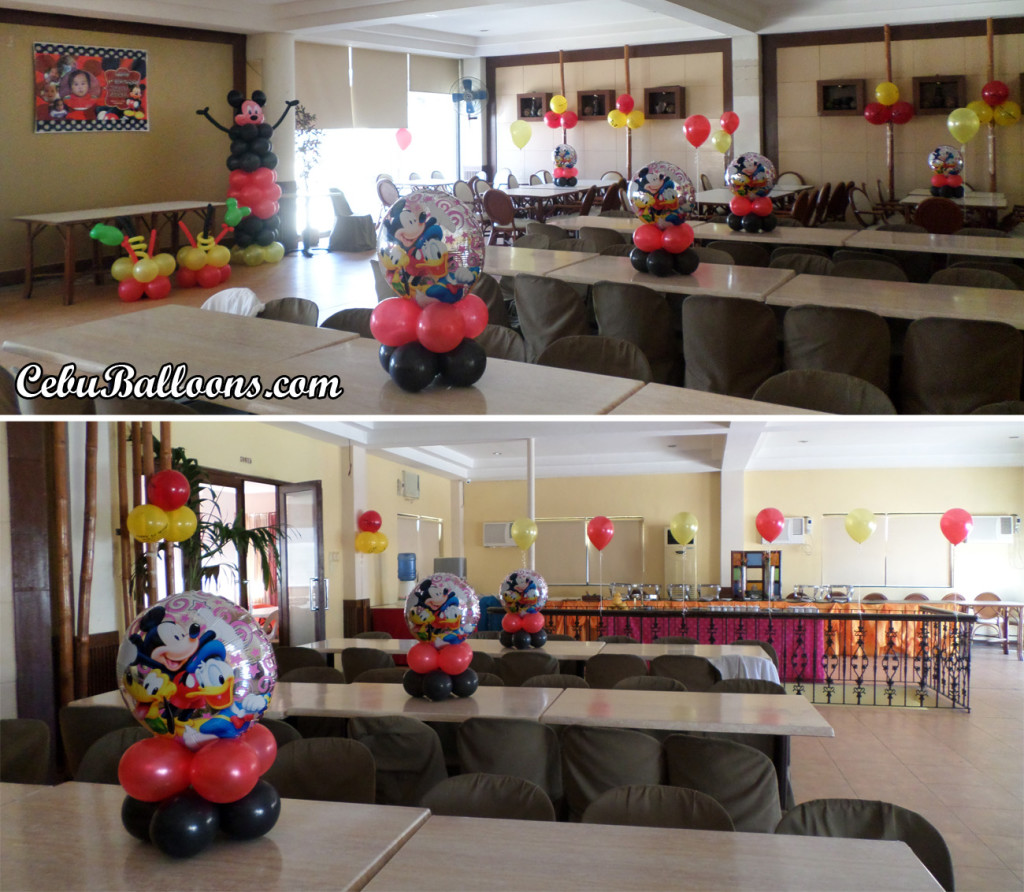 Mickey Mouse Balloon Budget Decor D with Tarp & Clown at Sugbahan ...